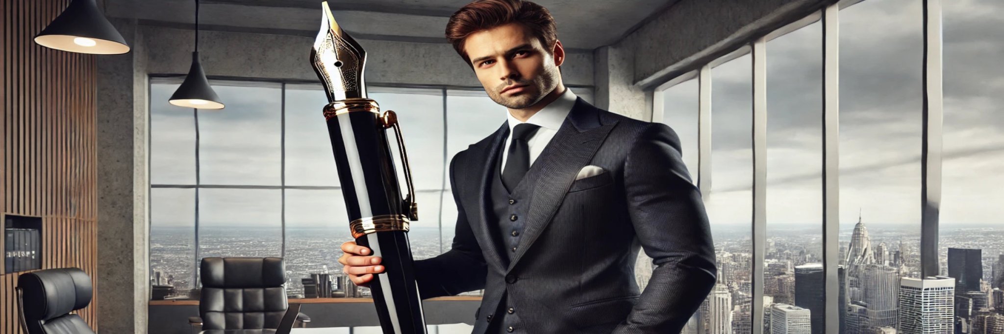 Oversized Fountain Pens | Handcrafted by Pitchman