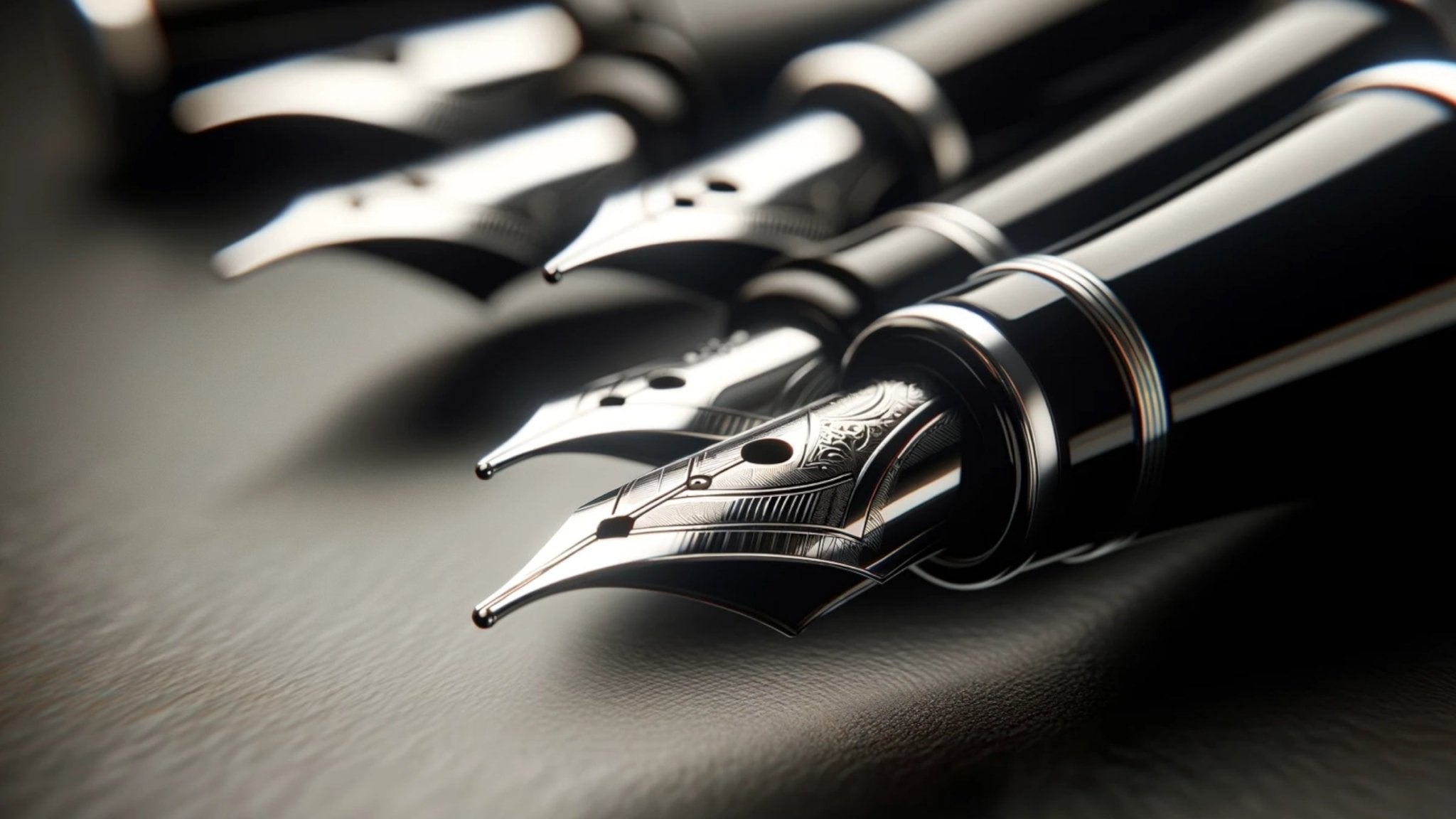 Black Fountain Pens | Handcrafted Luxury Pens by Pitchman