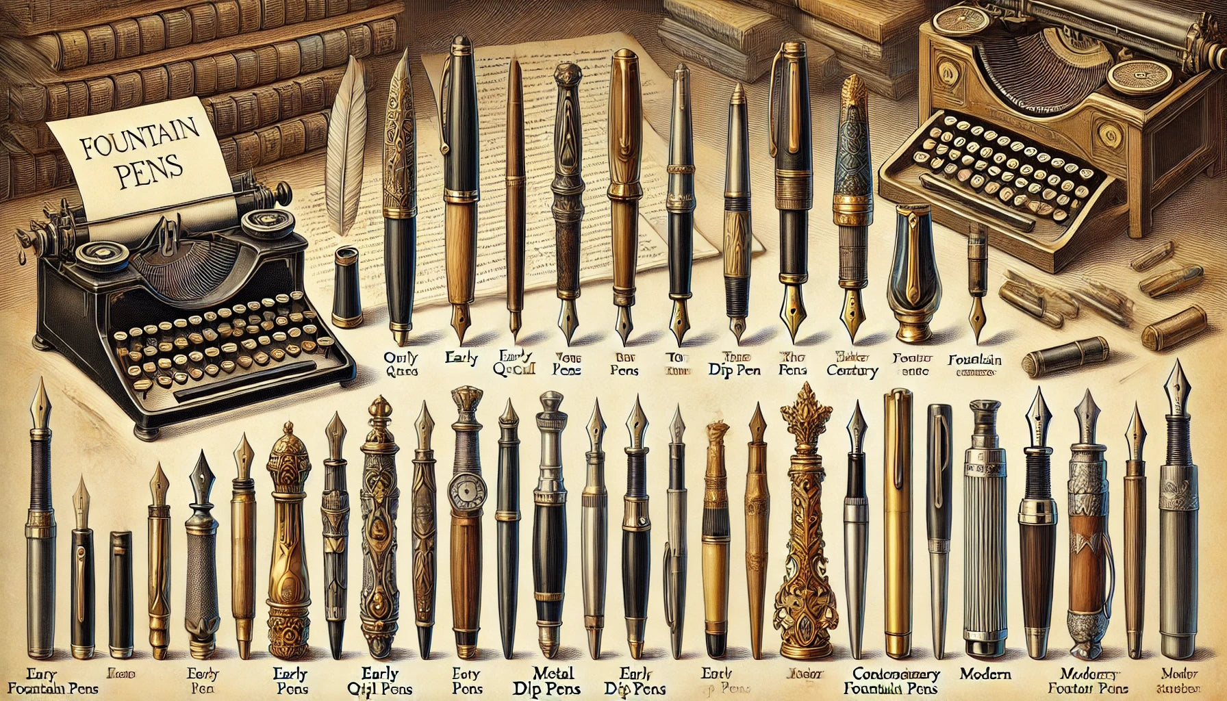 Fountain Pens Through British History | Luxury Pens by Pitchman