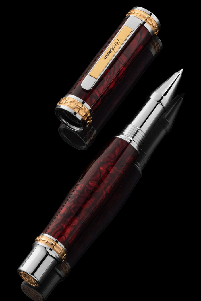 The Closer - Red Abalone Shell Rollerball | Pitchman®